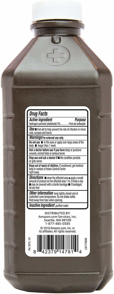 Solimo Hydrogen Peroxide Topical Solution USP, 16oz | Safestart IAQ
